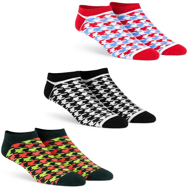 Buy Dynamocks Men & Women Combed Cotton Ankle Length Multi-Colour Socks ...