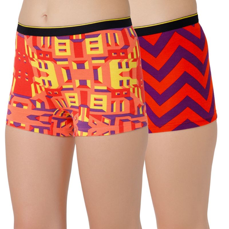 Buy Bummer Womens Printed Micro Modal Boyshorts Ultra Soft Underwear ...