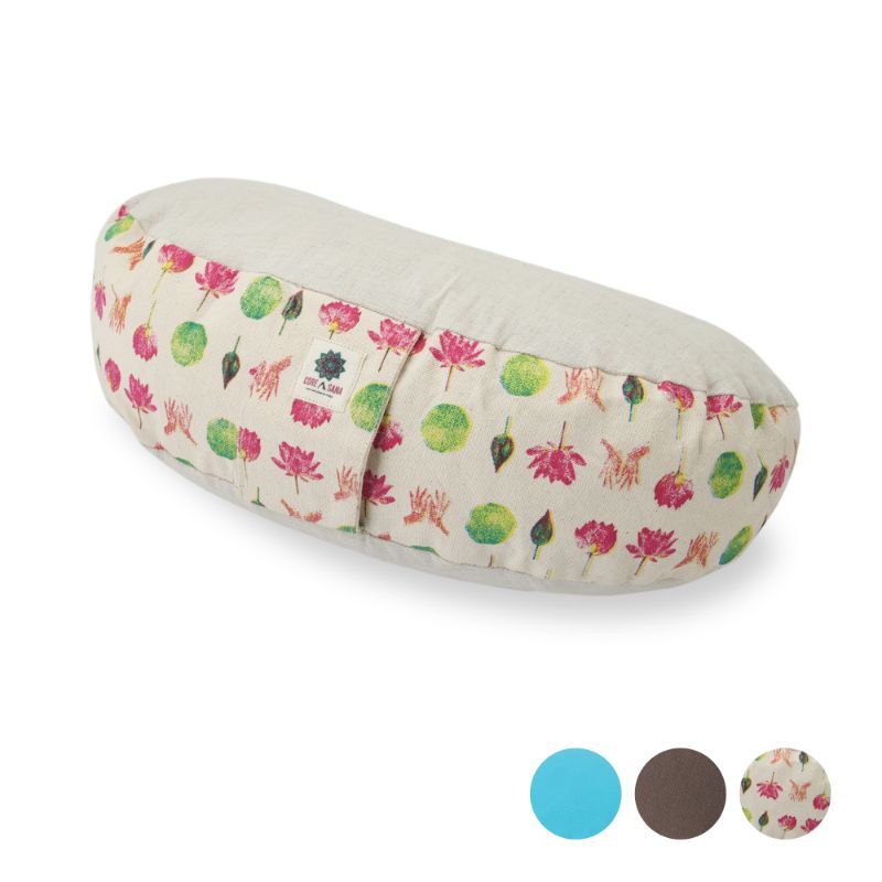 Buy Core Asana Halfmoon Meditation Cushion- Fuchsia Lotus Online