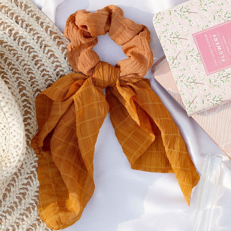 Buy Joker & Witch Brown Scraf Style Scrunchie For Women Online