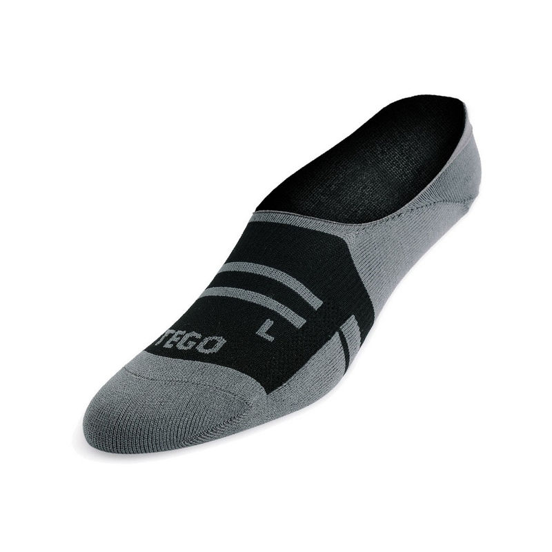 Buy Tego Unisex Socks No Show Ultra Light Grey & Black Online