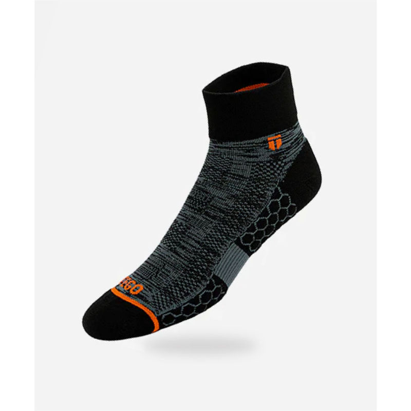 Buy Tego Unisex Quarter Socks Trail Light Black Online