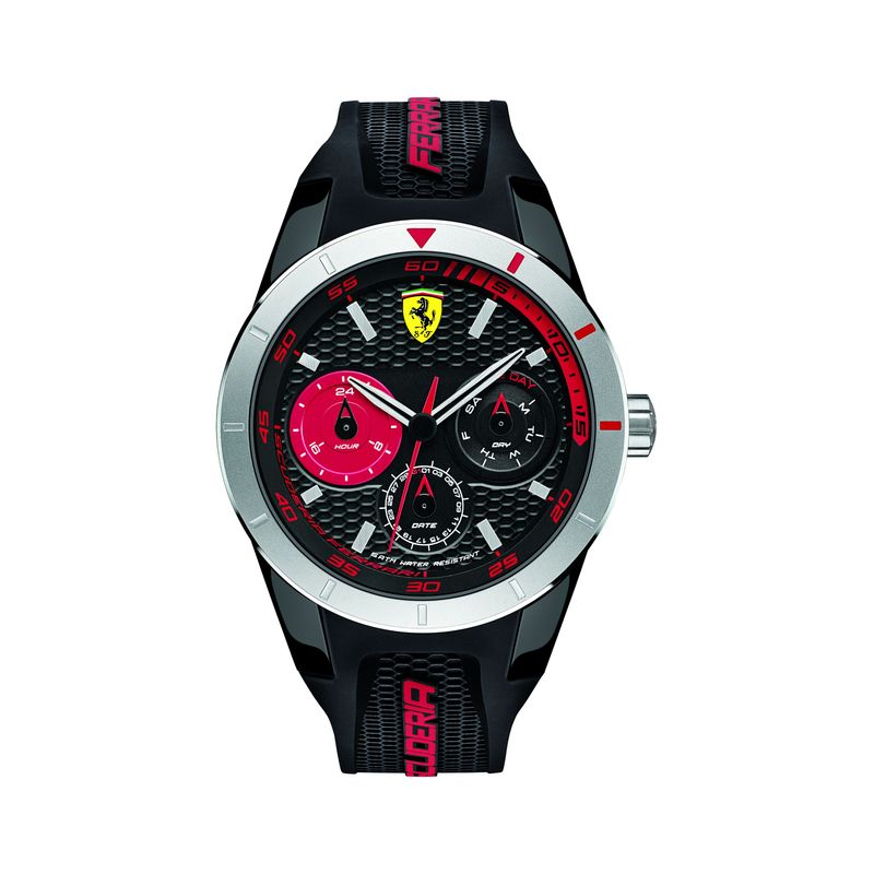 Buy Scuderia Ferrari RED REV T Analog Black Round Dial Men's Watch ...