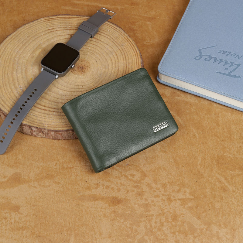 Buy Mochi Men Olive Wallet Online