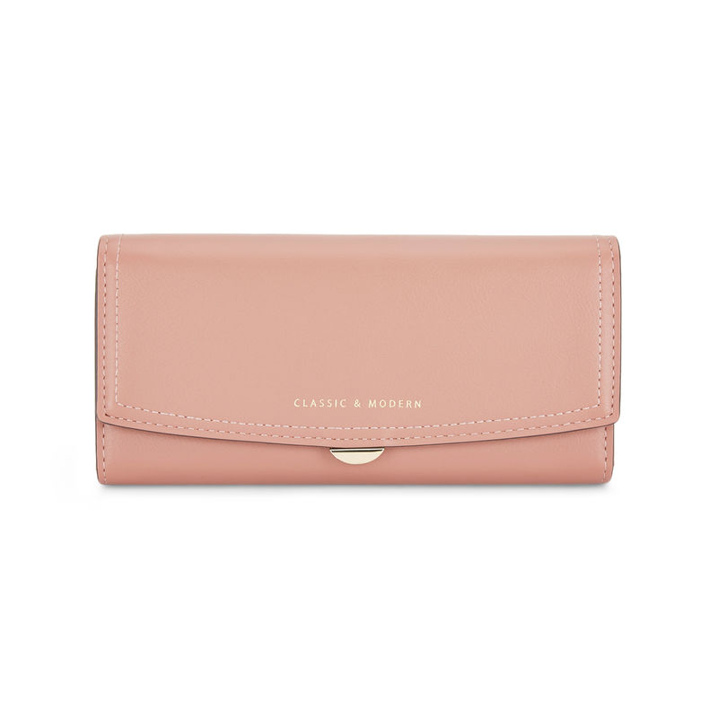 Buy Sugarush Selah Pink Solid Wallet (L) Online