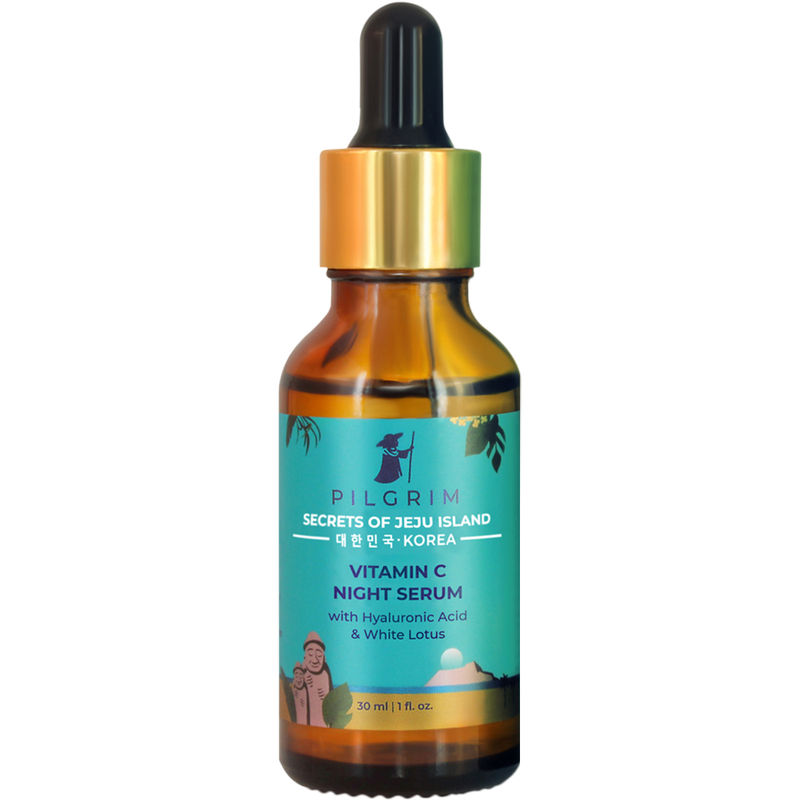 Pilgrim Vitamin C Night Serum with Hyaluronic Acid & White Lotus: Buy ...