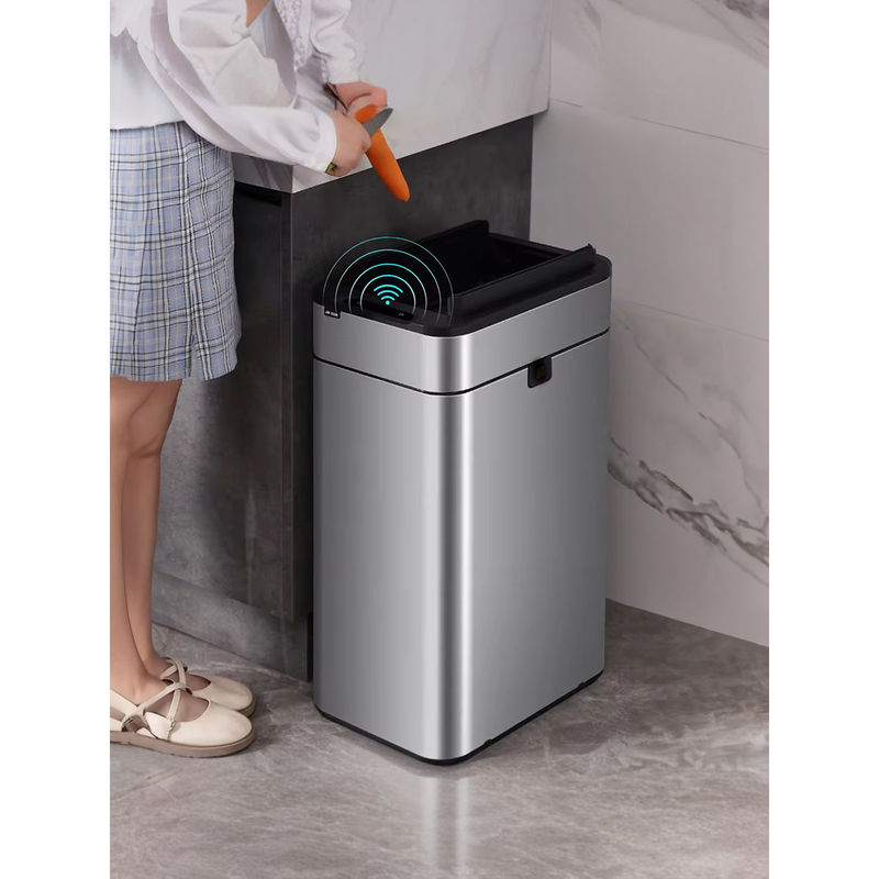 Buy Savya Home Automatic Dustbin 15L Silver Online