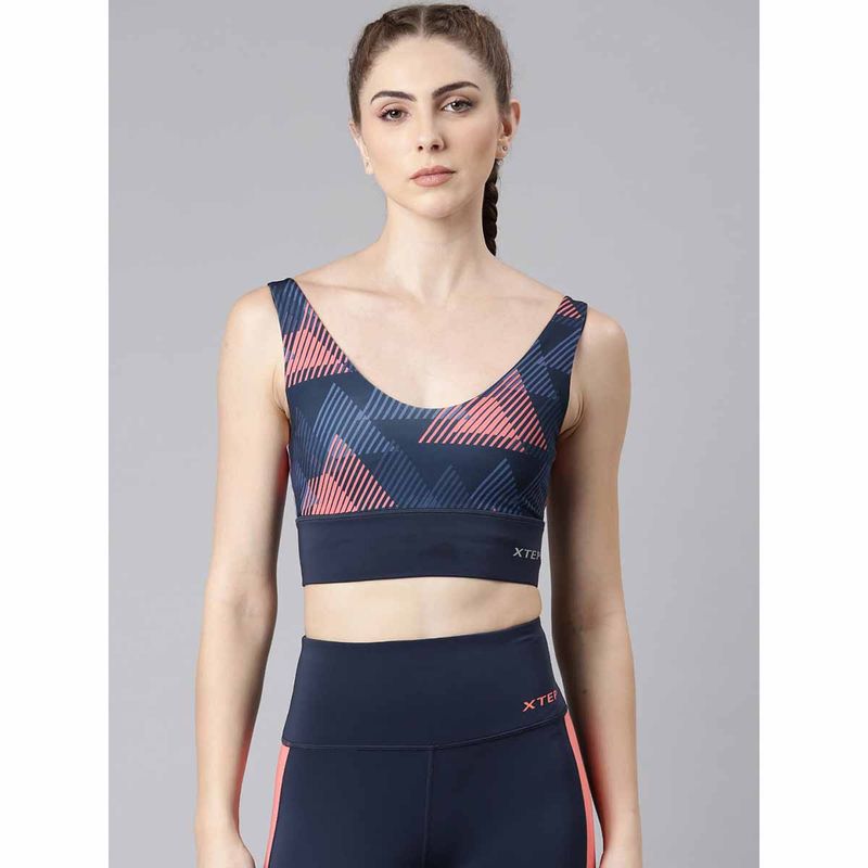 Buy Xtep Training Series Seamless Slim Fit Sports Bra for Women, Shade ...
