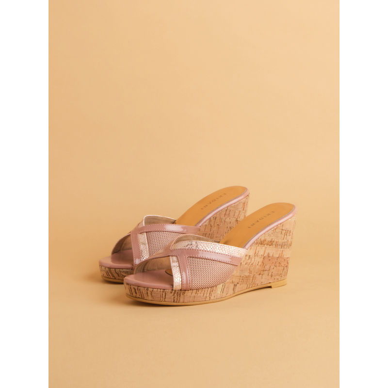 Buy Eridani Jess Pink Wedges Online
