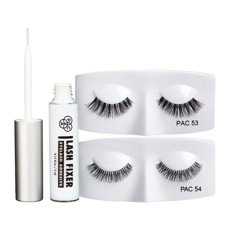 Buy PAC Tapered Lash - 53 + 54 + Lash Fixer Eyelash Glue - Transparent ...