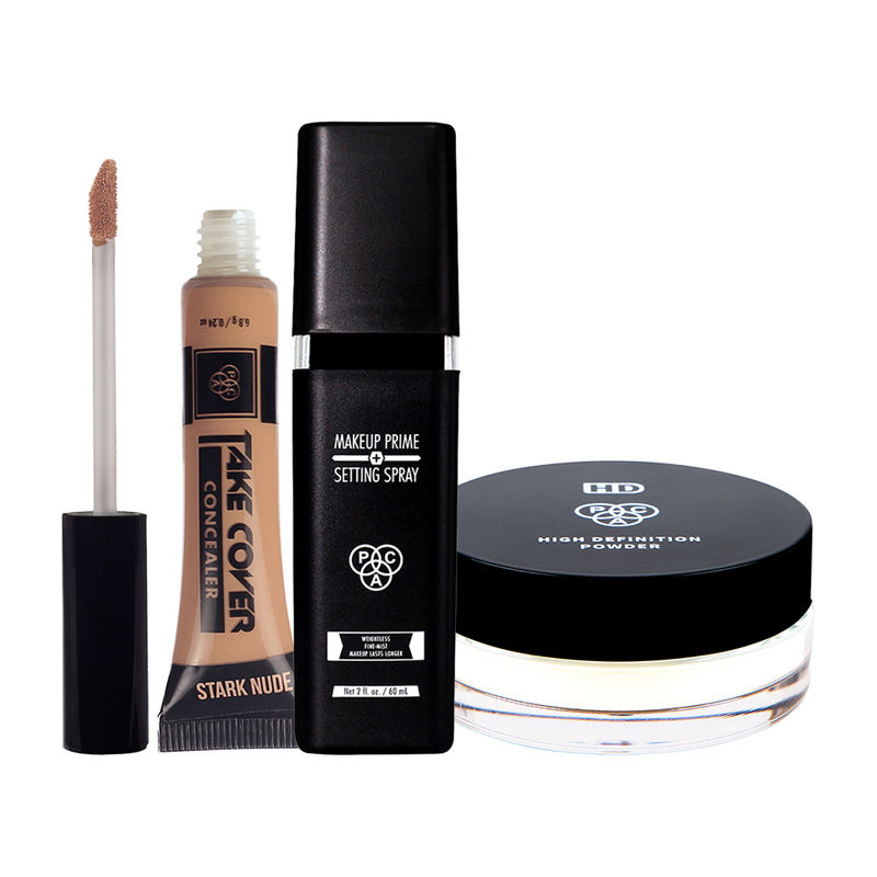 Buy PAC Makeup Prime And Setting Spray + Take Cover Concealer - 08 ...