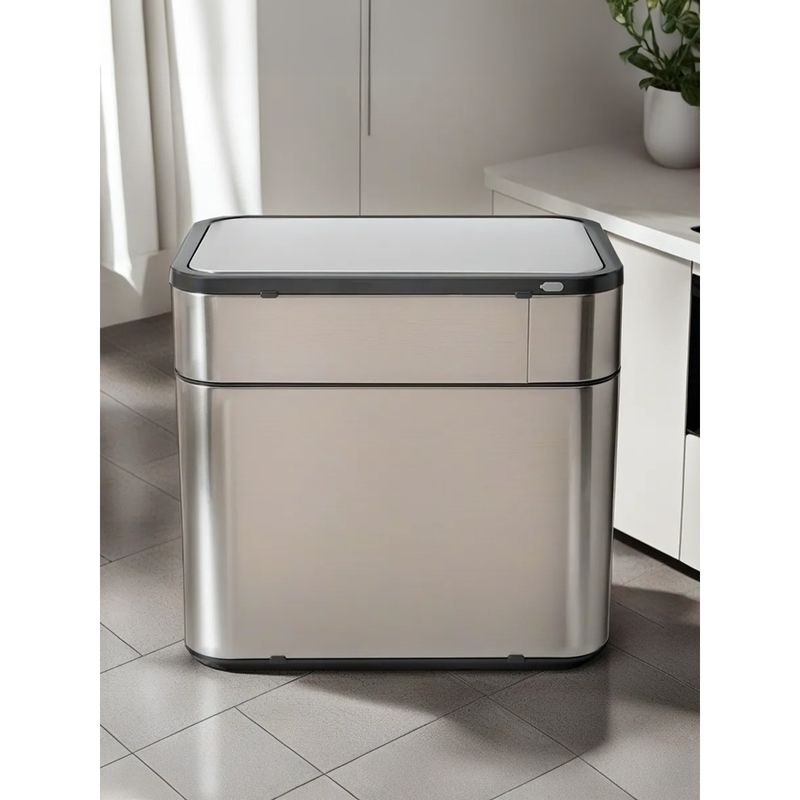 Buy Savya Home Stainless Steel Automatic Dustbin Sensor Trash Bin with ...