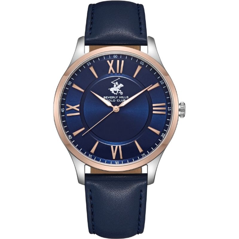 Buy Beverly Hills Polo Club Men Analog Navy Blue Dial Watch (M) Online
