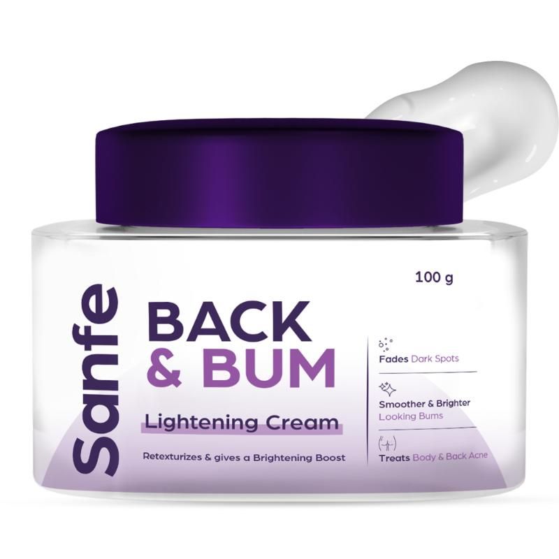 Buy Sanfe Back & Bum Cream For Dark Spots And Body Acne Online