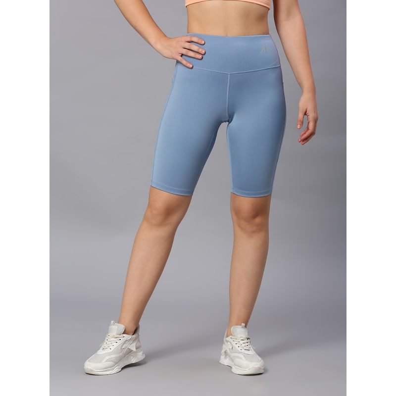 Buy AESTHETIC NATION Blue Elevate Cycling Shorts Online