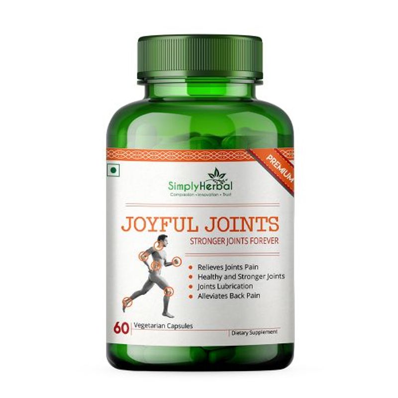 Buy Simply Herbal Joyful Joints - 60 Vegetarian Capsules Online