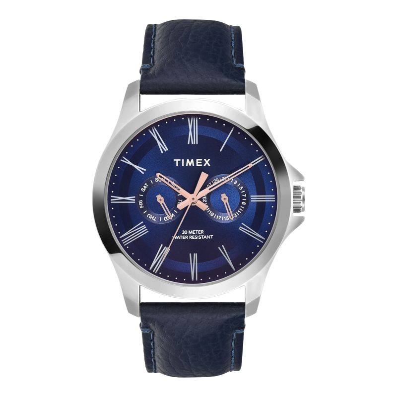 Buy Timex Round 21mm Blue Dial Analog Men Watch - TW000X132 Online