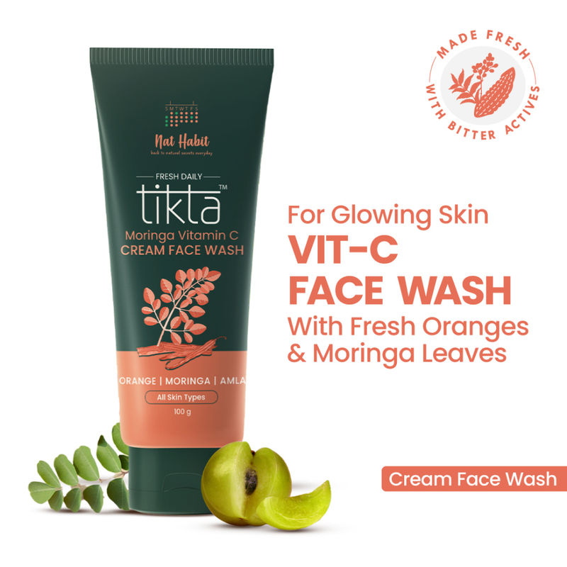 Buy Nat Habit Moringa Vitamin C Fel Face Wash For Acne Prone Skin ...