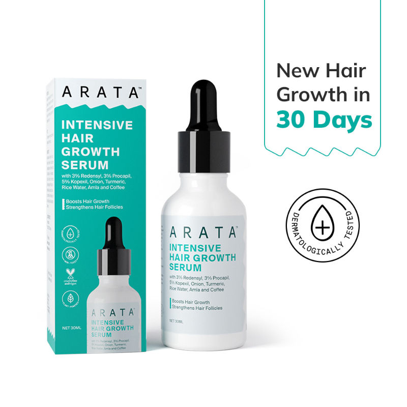 Buy Arata Hair Growth Serum With 3% Redensyl, 3% Procapil, 5% Kopexil, No Minoxidil, Supports ...