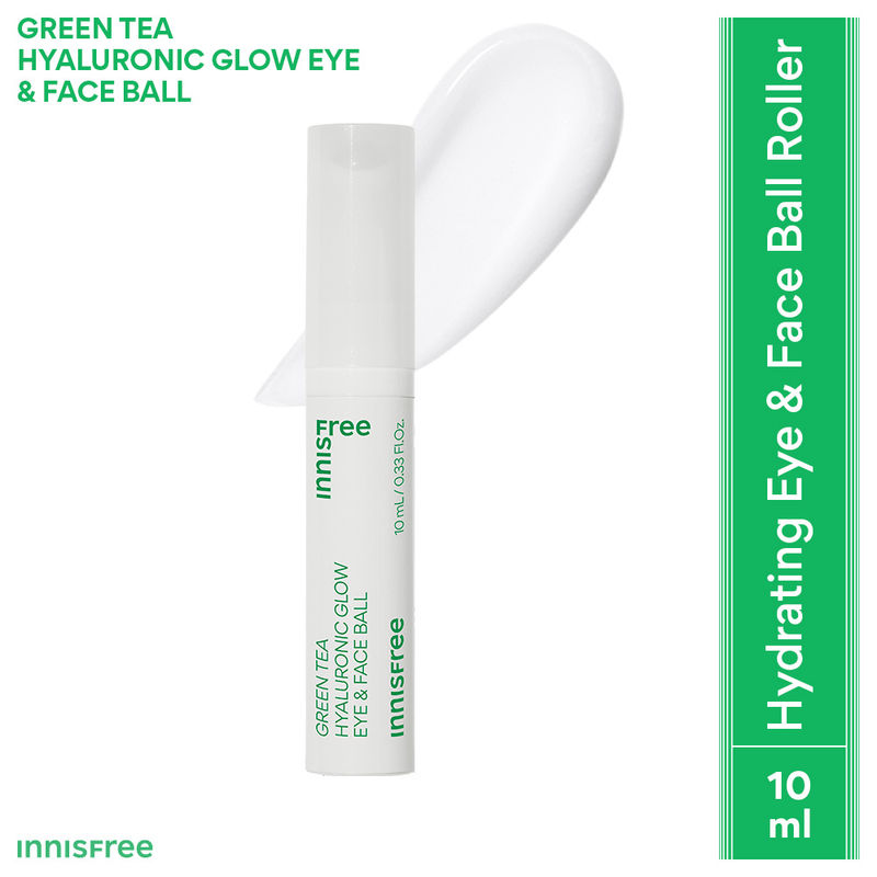 Buy Innisfree Green Tea Hyaluronic Acid Under Eye And Face Serum For ...