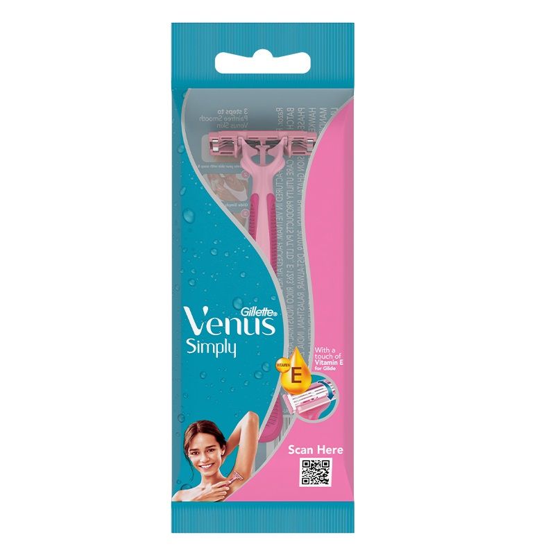 Buy Gillette Venus Simply 3 Blades Razor for Women Online