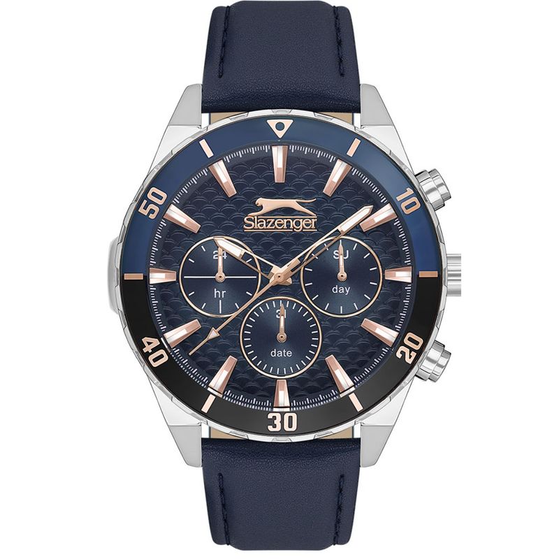 Buy Slazenger Navy Blue Dial Men's Analog Watch- SL092237202 (M) Online