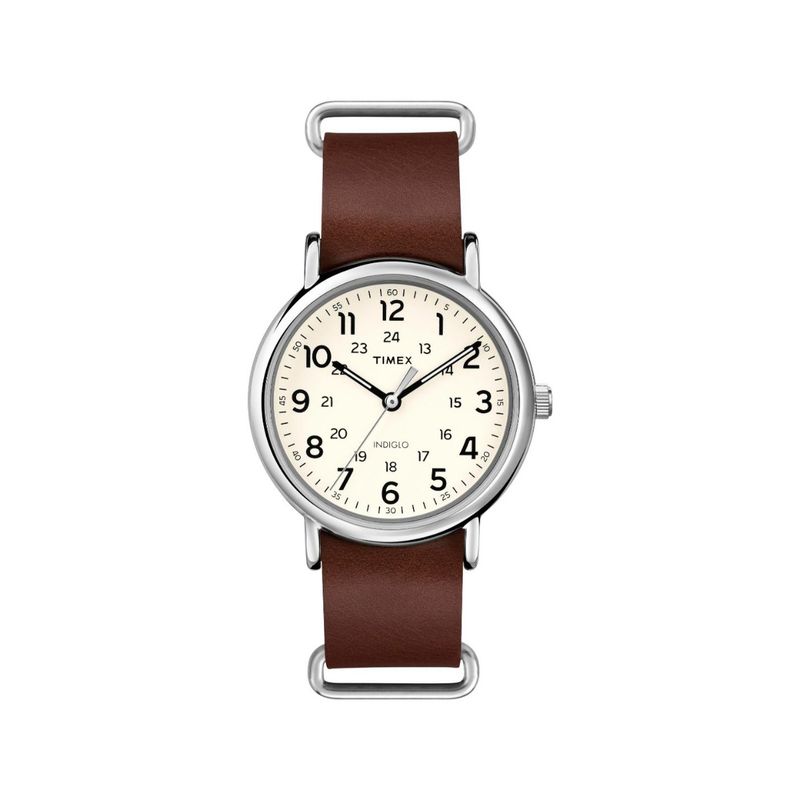Buy Timex Men 40 mm Size Cream Dial Analog Watch -T2P495 (M) Online