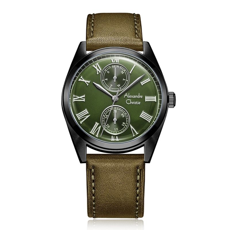 Buy Alexandre Christie Multi Function Watch For Men Dial Green Online