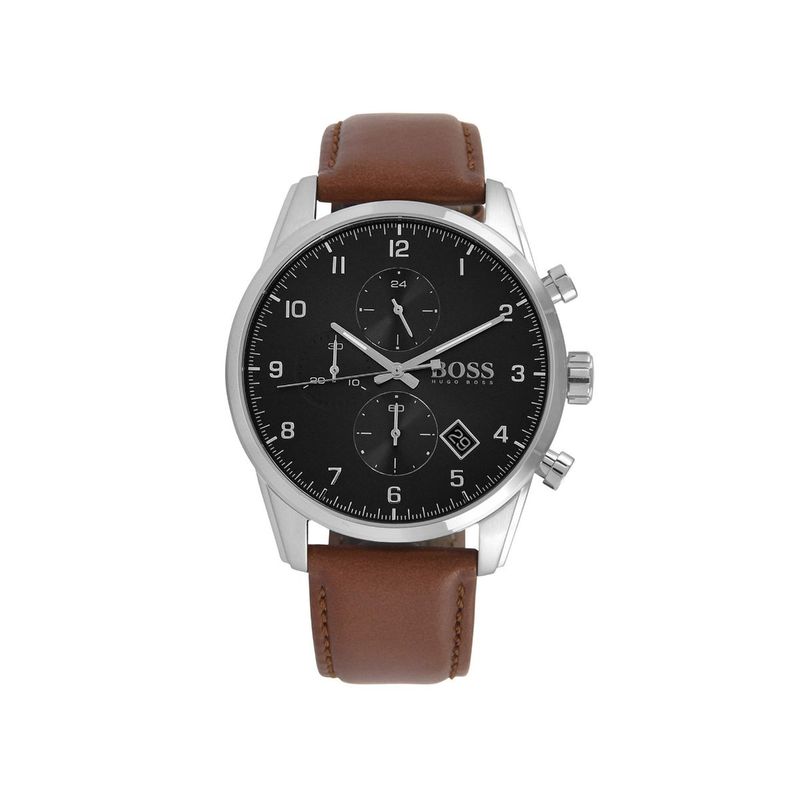 Buy Hugo Boss Watches Skymaster Chronograph|Date Analog Grey Dial Men's ...