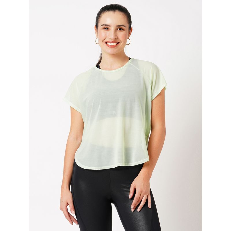 Buy BODD ACTIVE Mint Green Ice Mesh T-Shirt Online