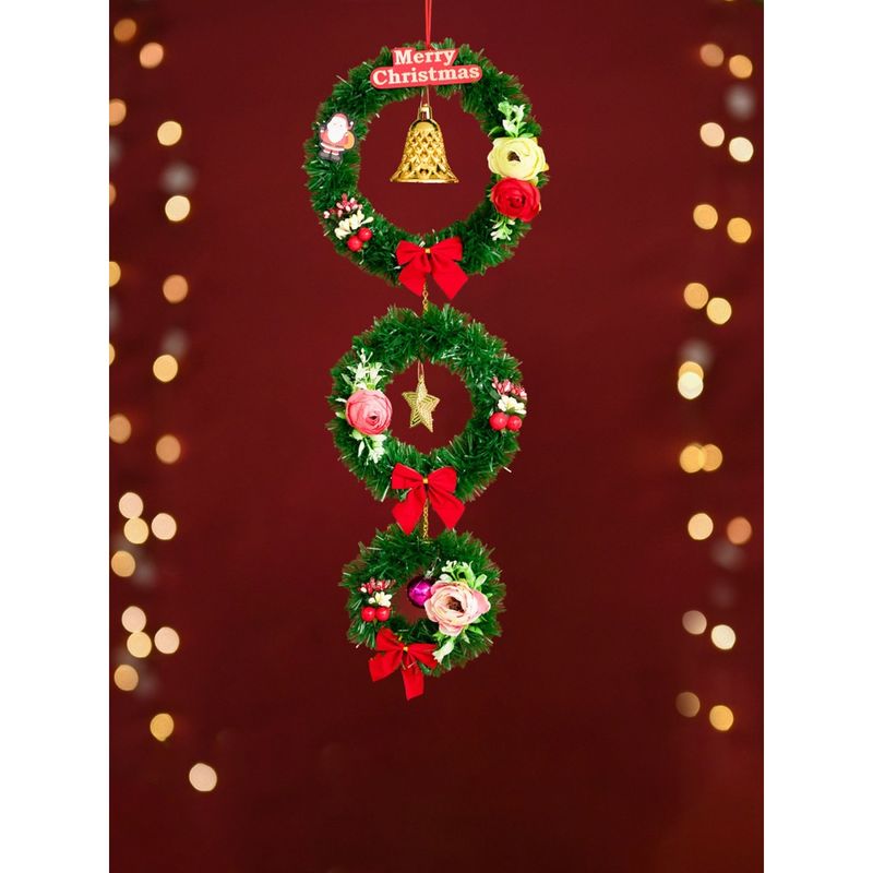 Buy DecorTwist 3 Wreath Mistletoe Door Décor Multicolor Online