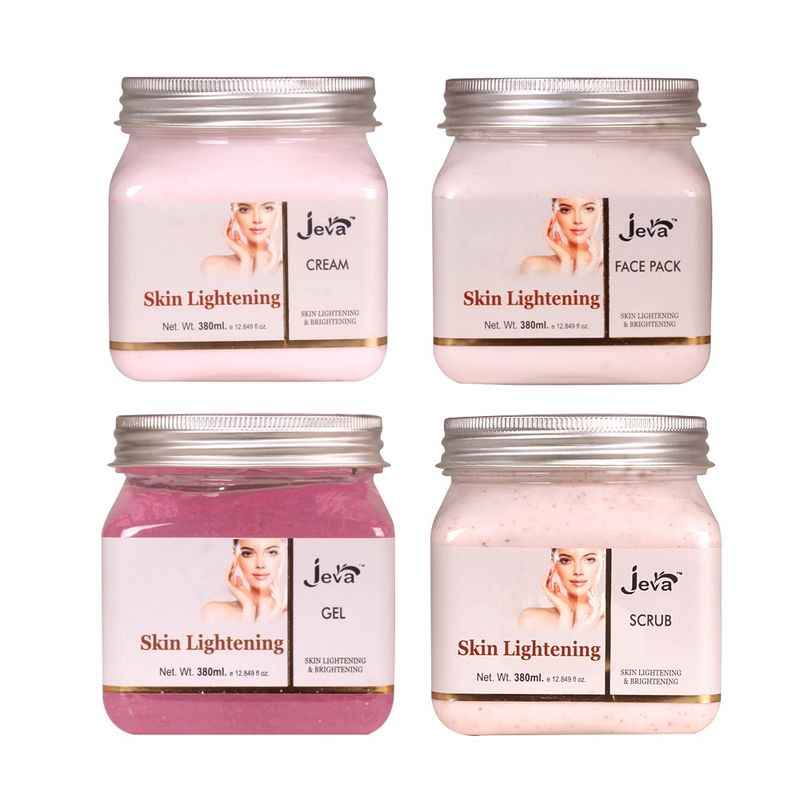 Buy Jeva Skin Lightening Eco Facial Kit - Pack of 4 Online