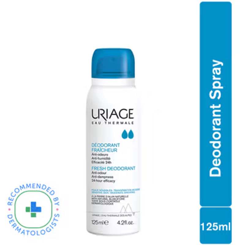 Buy Uriage Fresh Deodorant Spray With Anti-Bacterial Action, Alcohol ...