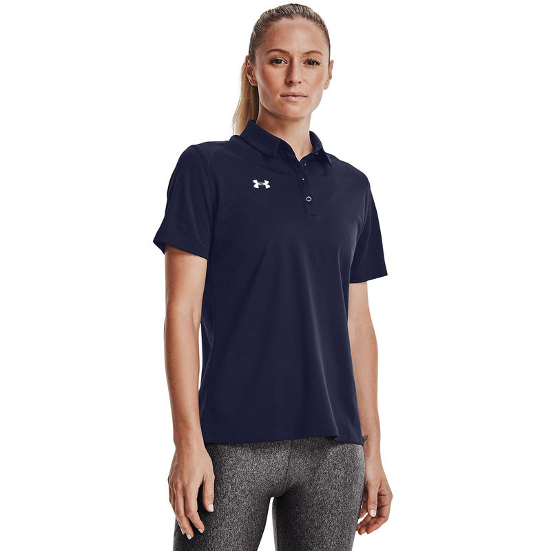 Buy Under Armour UA Team Tech Blue Half Sleeves Polo T-Shirt Online