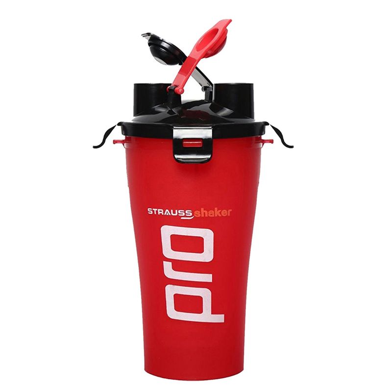 Buy Strauss Dual Shaker Pro 700ml (Red) Online