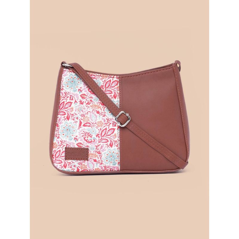 Buy Zouk Multi-Color Handcrafted Vegan Leather Sling Bag For Women Online