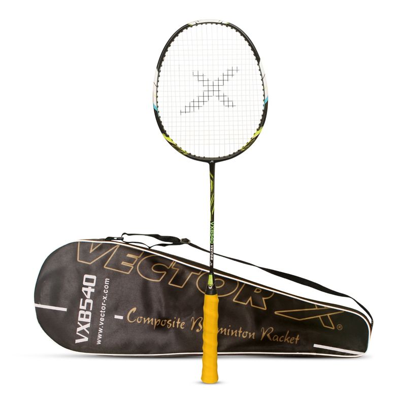 Buy Vector X Vxb 540 Badminton Racquet One Piece Aluminium Head and ...