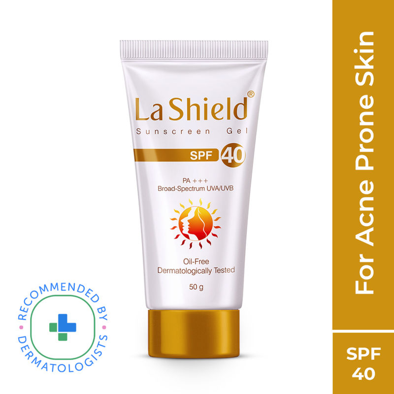 Buy La Shield SPF 40 Mineral Sunscreen Gel Oil free Matte PA +++ For ...