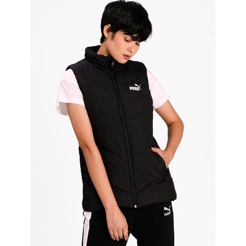Puma Ess Padded Water Repellent Womens Black Gilet: Buy Puma Ess Padded Water Repellent Womens ...