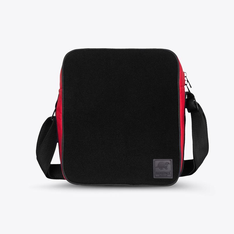 Buy BadgePack Designs Ryu Messenger Red Bag with 5 Printed Badges Online