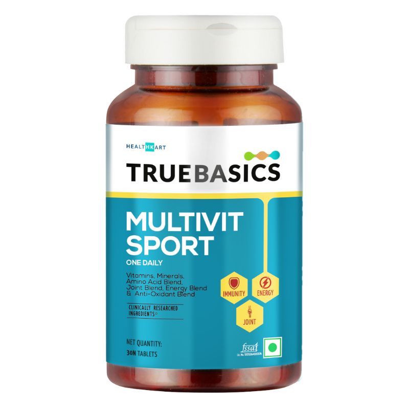 TrueBasics Multivit Sport Multivitamin Tablets: Buy TrueBasics Multivit ...
