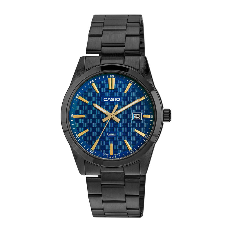 Buy Casio Enticer Men Blue Dial Analog Watch - MTP-VD03B-2AUDF (M) Online