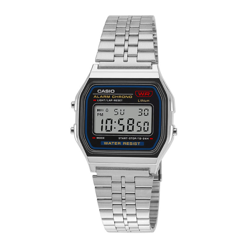 Buy Casio Unisex Vintage Series Black Dial Digital Watch - A159W-N1DF ...