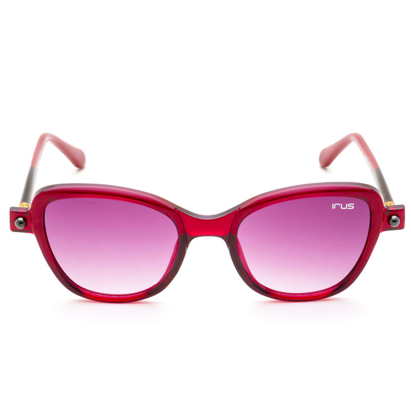 Buy IRUS Women Full UV Protected Pink Lens Sunglasses - IRS1280C3SG Online