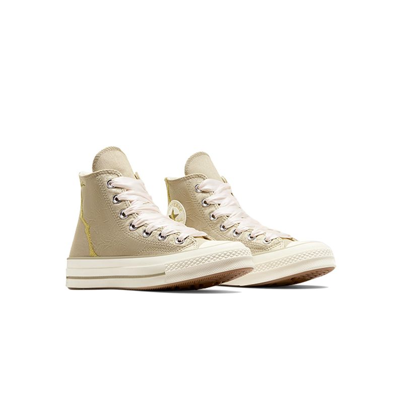 Buy Converse Women Chuck 70 Satin Beige High Top Sneakers Online