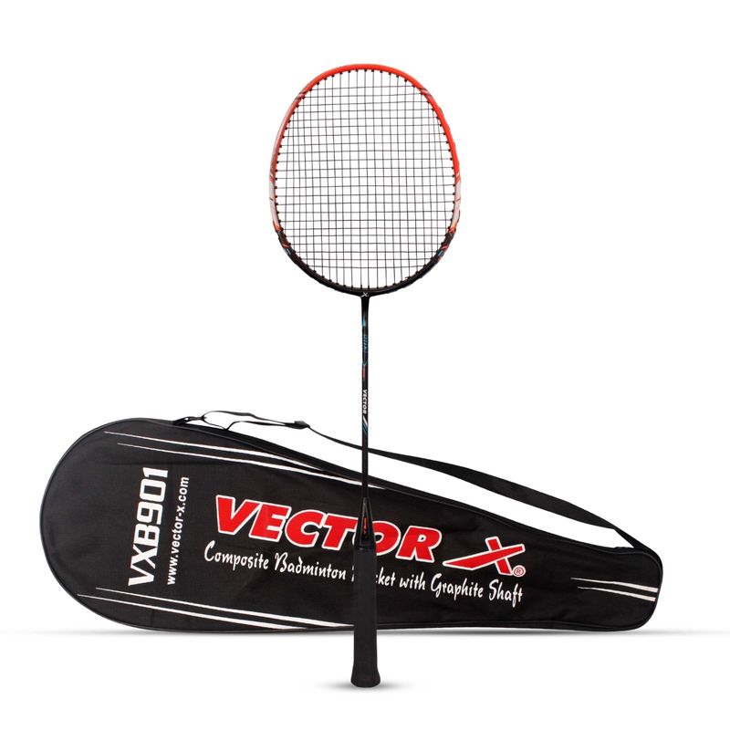 Buy Vector X Vxb 901 Badminton Racquet One Piece Aluminium Head and ...
