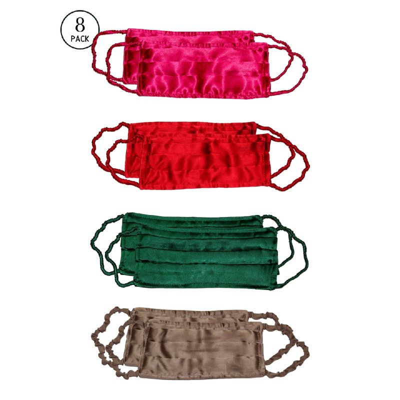 Buy Bellofox Garnet, Ruby, Emerald And Amber Sheen 3-layer 3-ply Satin ...
