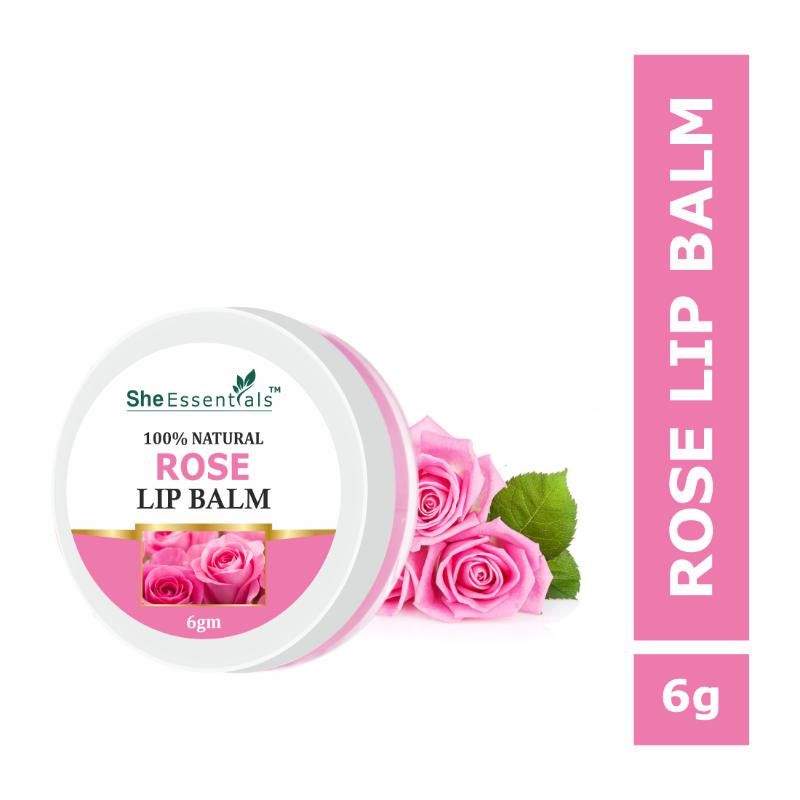 Buy She Essentials Rose Lip Balm For Lip Lightening, Dry & Chapped Lips ...