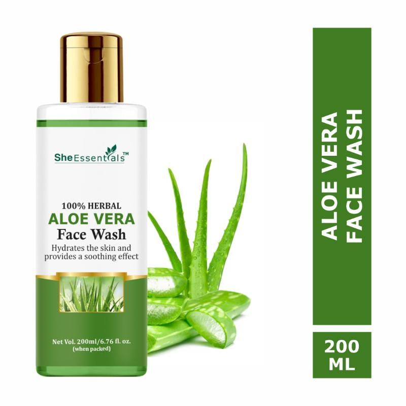 Buy She Essentials Aloe Vera Hydrating Face Wash For All Types Of Skin ...