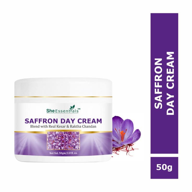 Buy She Essentials Saffron Day Cream For Anti Ageing - All Types Of ...